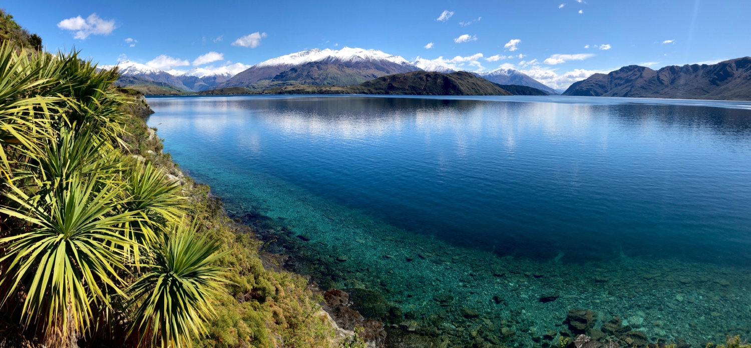 Lake Wanaka Spring Snow by Geoff Marks - Criffel Peak View